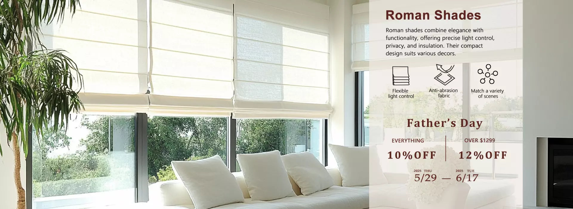 Roman Shades for Windows | Motorized Roman Shades – Bringnox