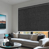 Motorized Blackout Roller Shades | Custom 100% Blackout Shades – Bringnox